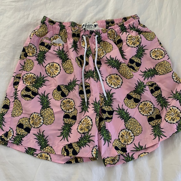 Swim | Mens Trunks Surf And Swim Co Pineapple Swim Trunks | Poshmark
